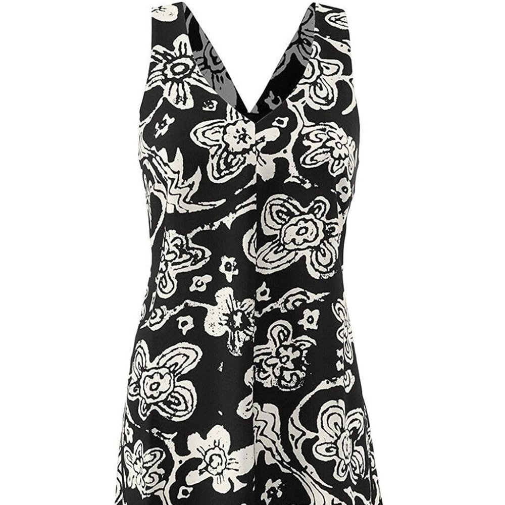 CAbi | Dresses | Cabi 5263 Padma Floral Vneck Racerback Aline Dress ...